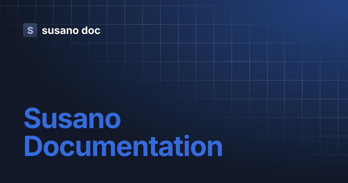 Susano Documentation | susano doc