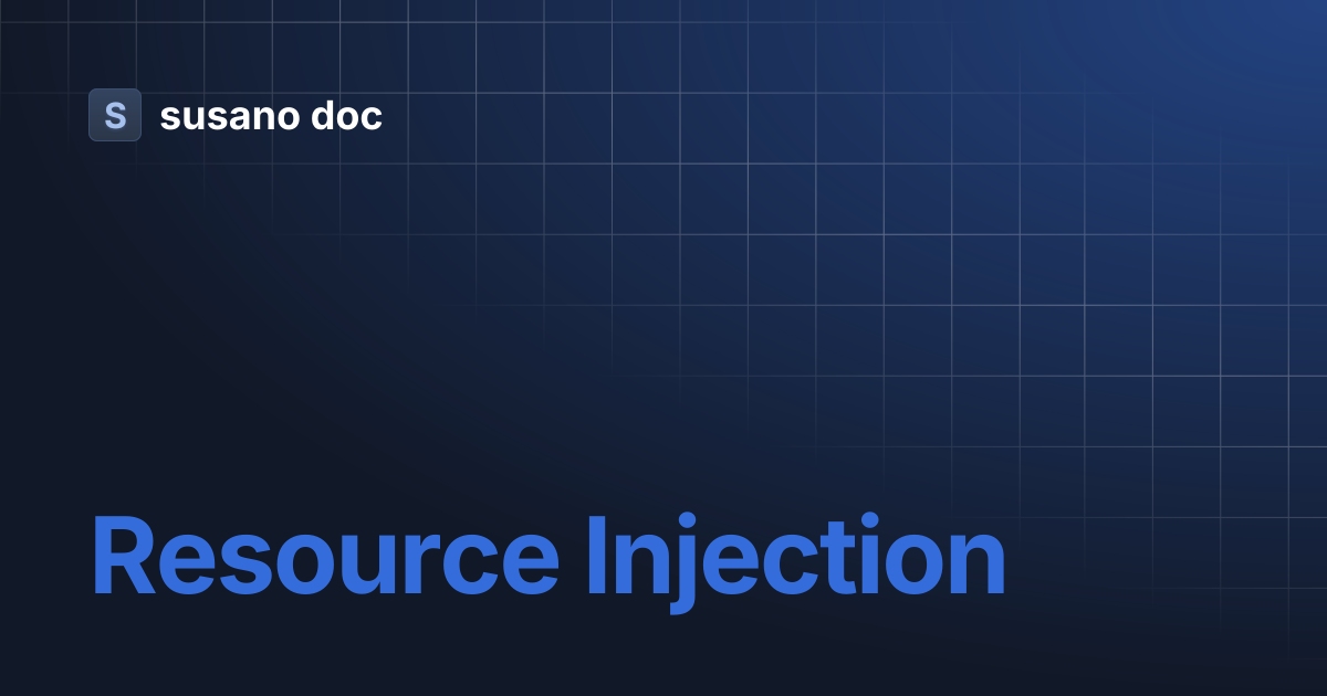 Resource Injection | susano doc